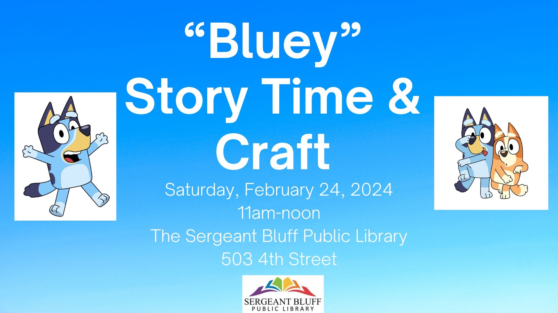 Home :: Sergeant Bluff Public Library