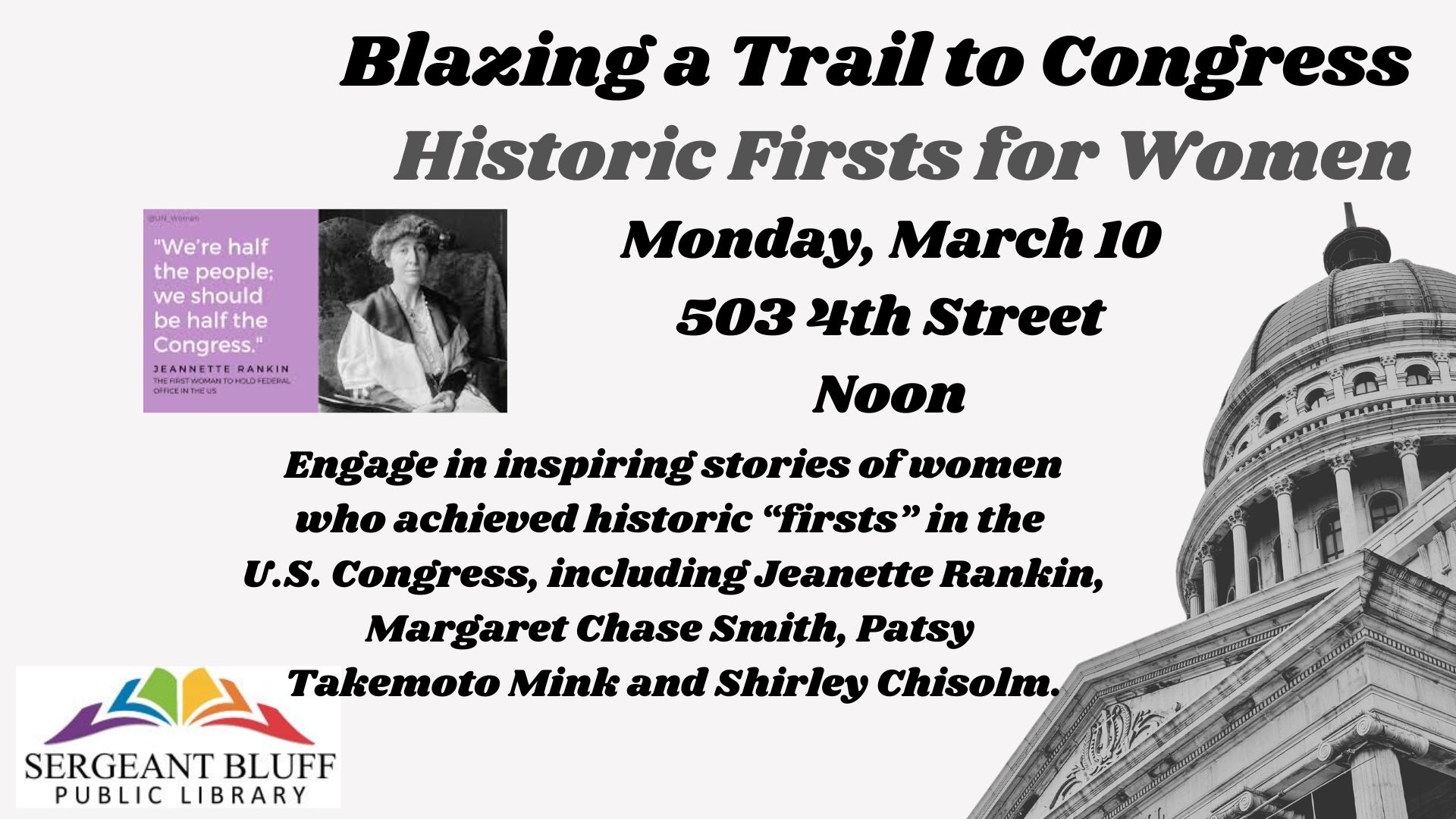 Home :: Sergeant Bluff Public Library